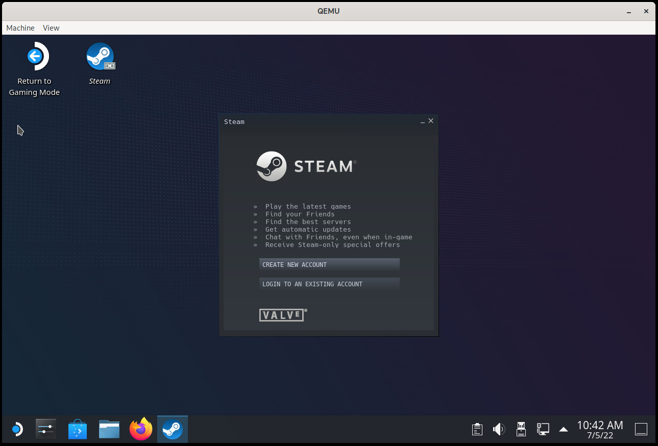 Running The Steam Deck s OS In A Virtual Machine Using QEMU The World Running The Steam Deck s OS In A Virtual Machine Using QEMU The World