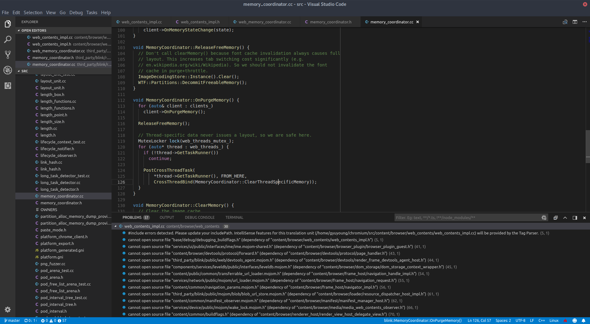 How to develop Chromium with Visual Studio Code on Linux? | Gyuyoung Weblog